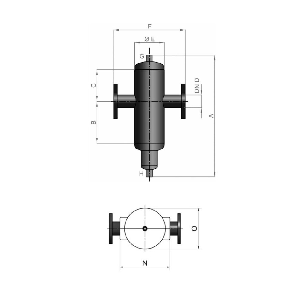 Tecnogas - Under-Valve Tap with Hydraulic Deaerator