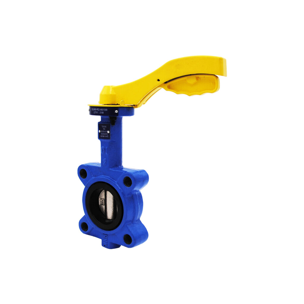 Tecnogas - "LUG" Butterfly Valve with Lever