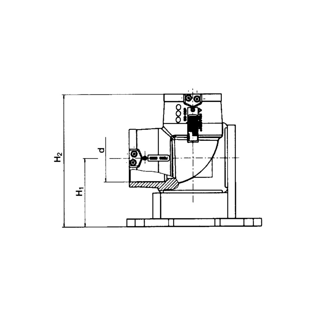 Tecnogas - 90° Elbow for Hydrant Attachment