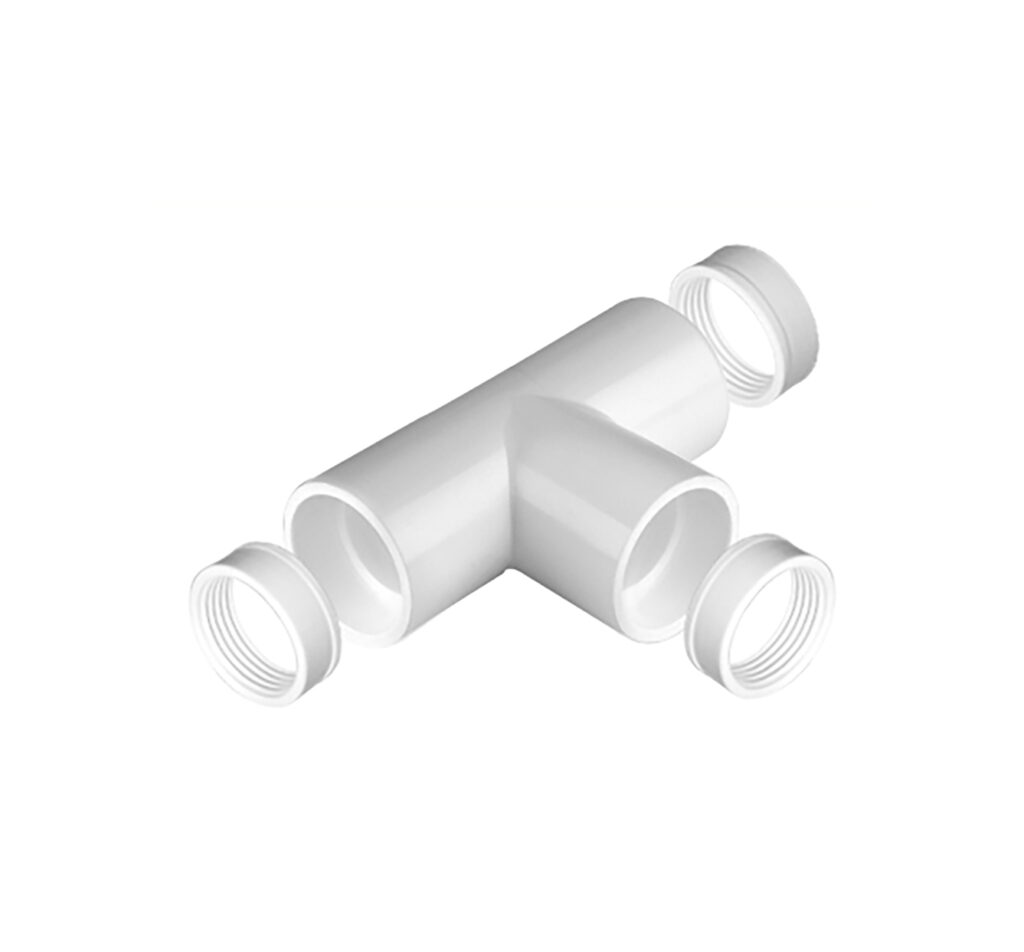 Tecnogas - Raccordo a T in PVC
