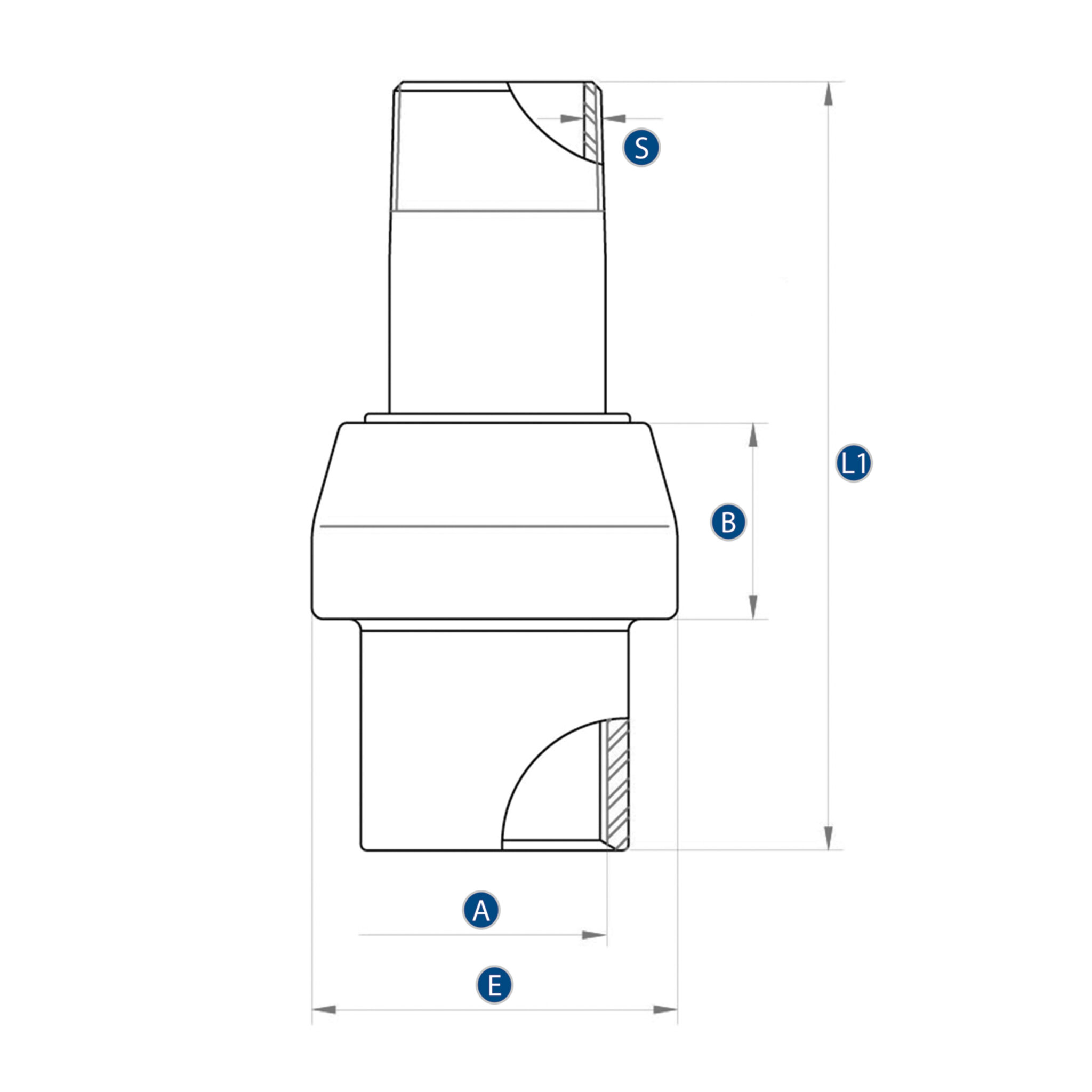 Tecnogas - Galvanized MF PN10 Dielectric Insulating Joint
